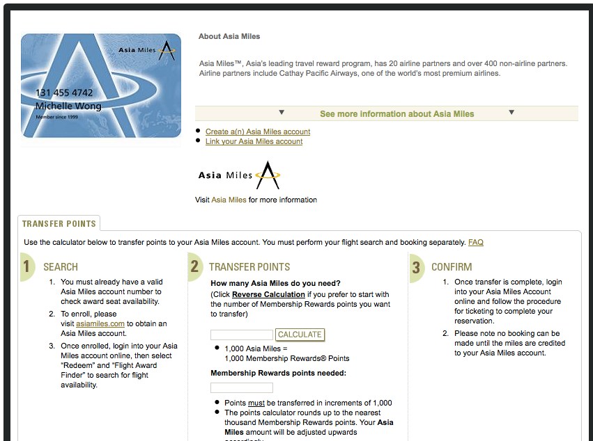 Cathay Pacific Asia Miles Now Amex Membership Rewards Transfer Partner ...