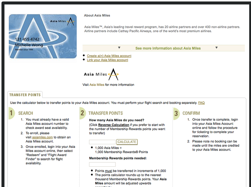 Cathay Pacific Asia Miles Now Amex Membership Rewards Transfer Partner ...