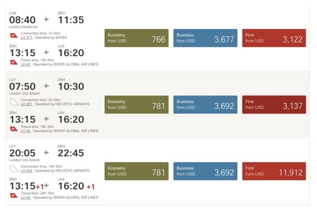 Review: Swiss A340 First Class from San Francisco to Zurich - The ...