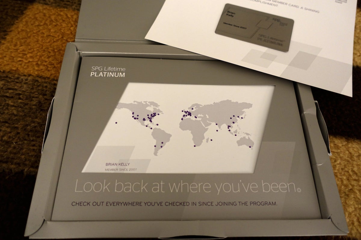Here's What I Received for Making SPG Lifetime Platinum - The Points Guy