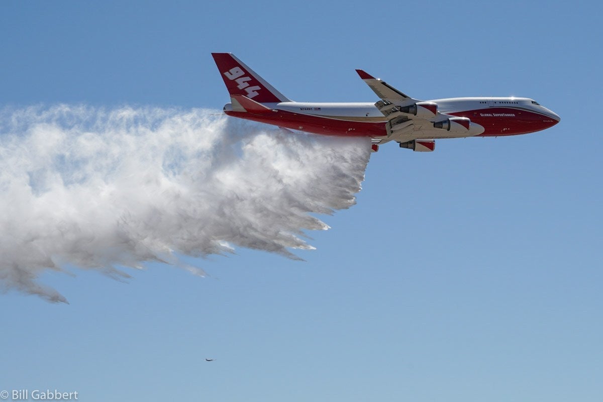 Watch the 747 SuperTanker Fight California Wildfires - The Points Guy