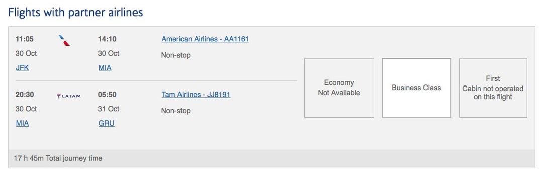 'Hidden' Partner Award Flights You Can Book Through Major US Airlines ...