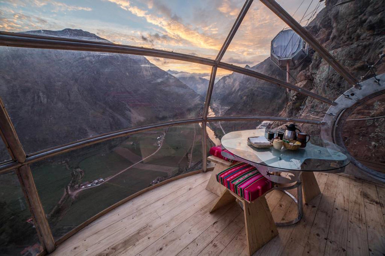 Would You Sleep in a Glass Pod Suspended From A Cliff in Peru? - The ...