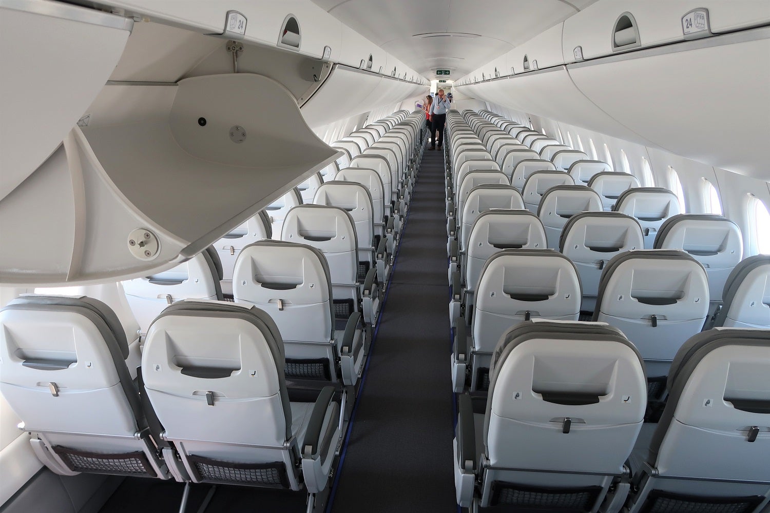 A Look Inside the First Airbus A220-300 - The Points Guy