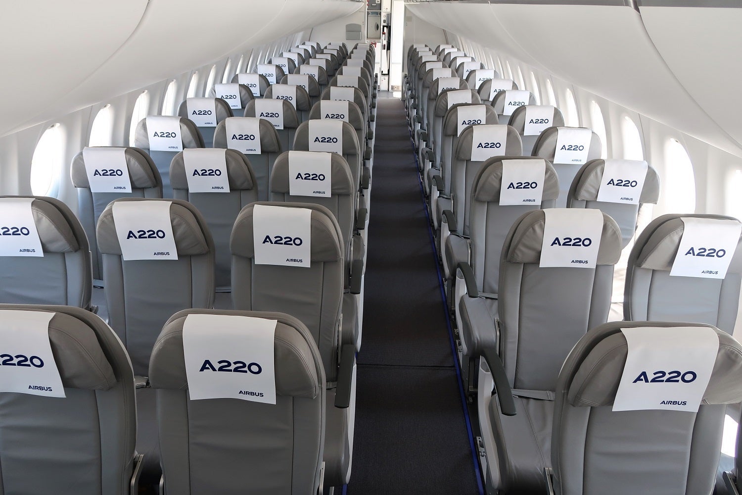 A Look Inside the First Airbus A220-300 - The Points Guy