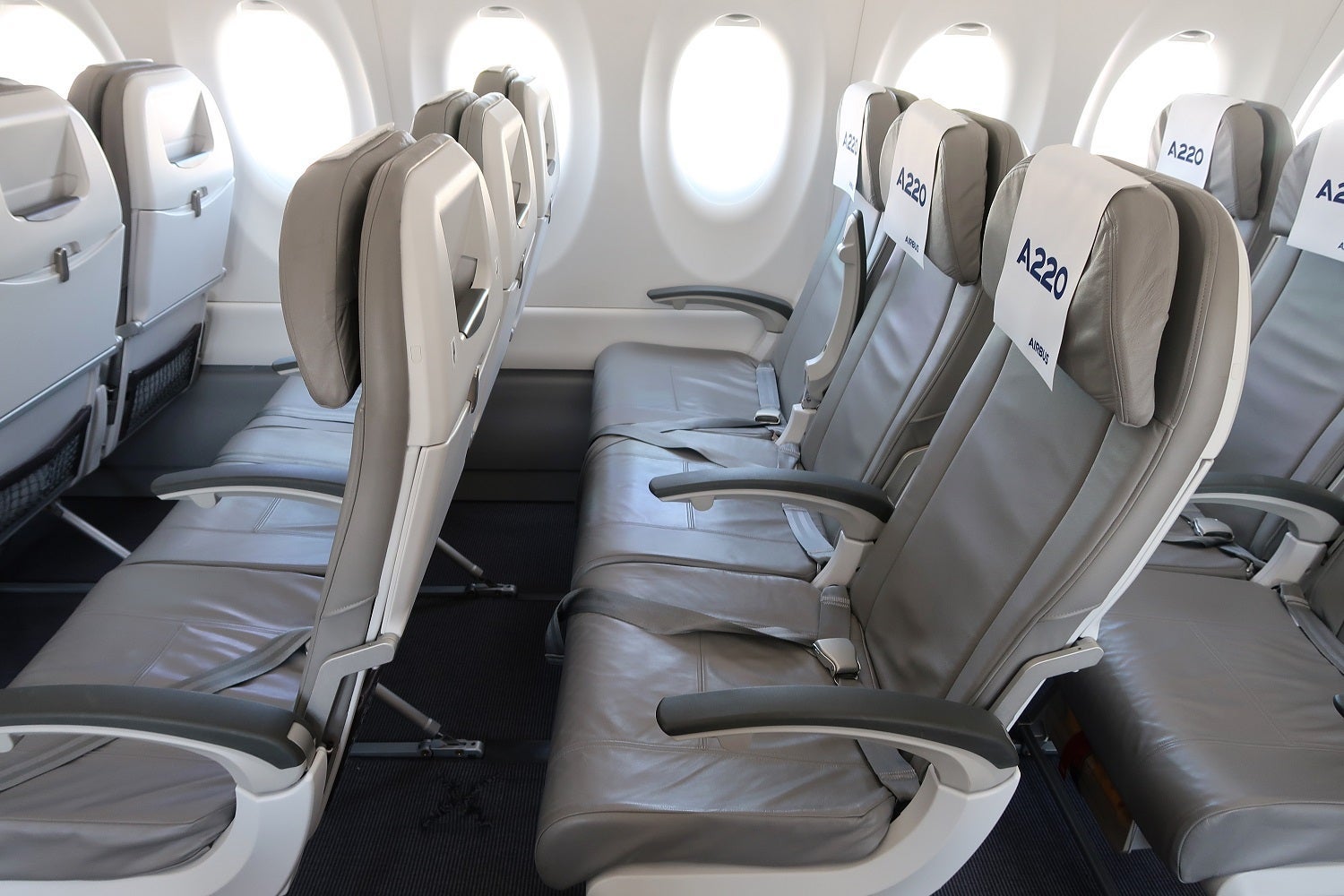 A Look Inside the First Airbus A220-300 - The Points Guy