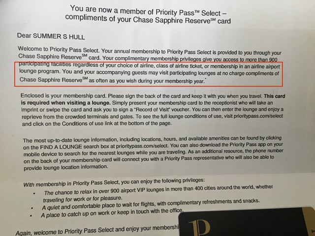 The Priority Pass Select Membership That Includes Free Guests! - The ...