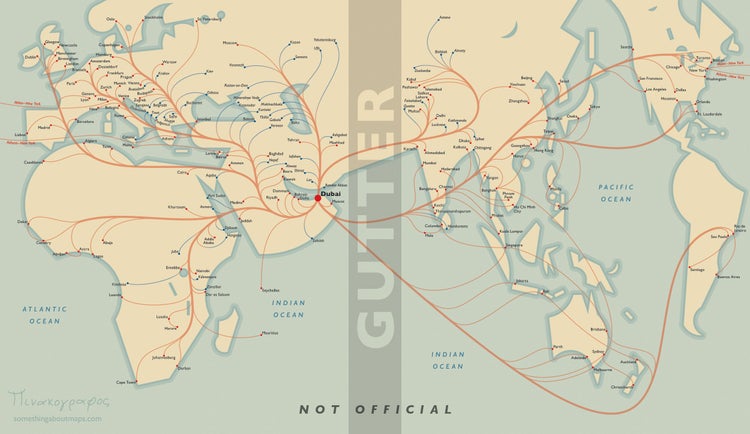 How Maps Show the Evolution of Airlines - The Points Guy