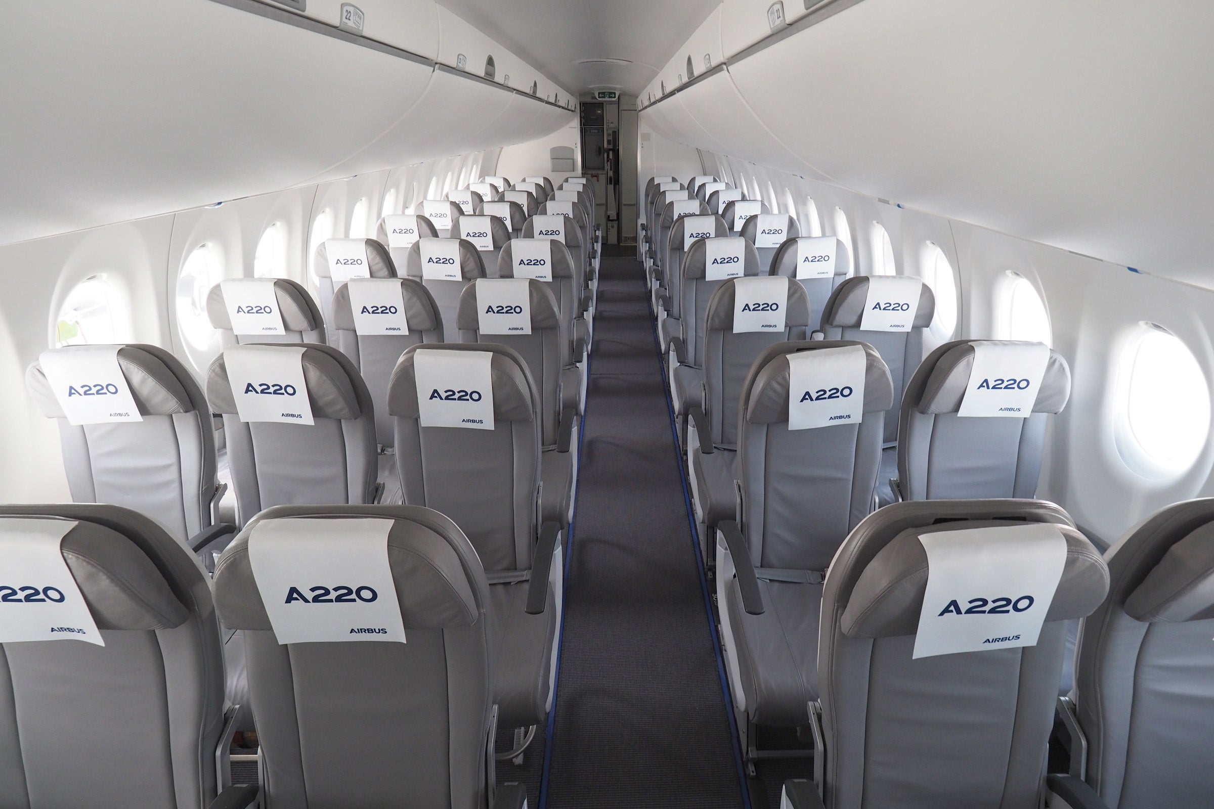 Comparing Economy Seat Pitch on the New Airbus A220-300 - The Points Guy