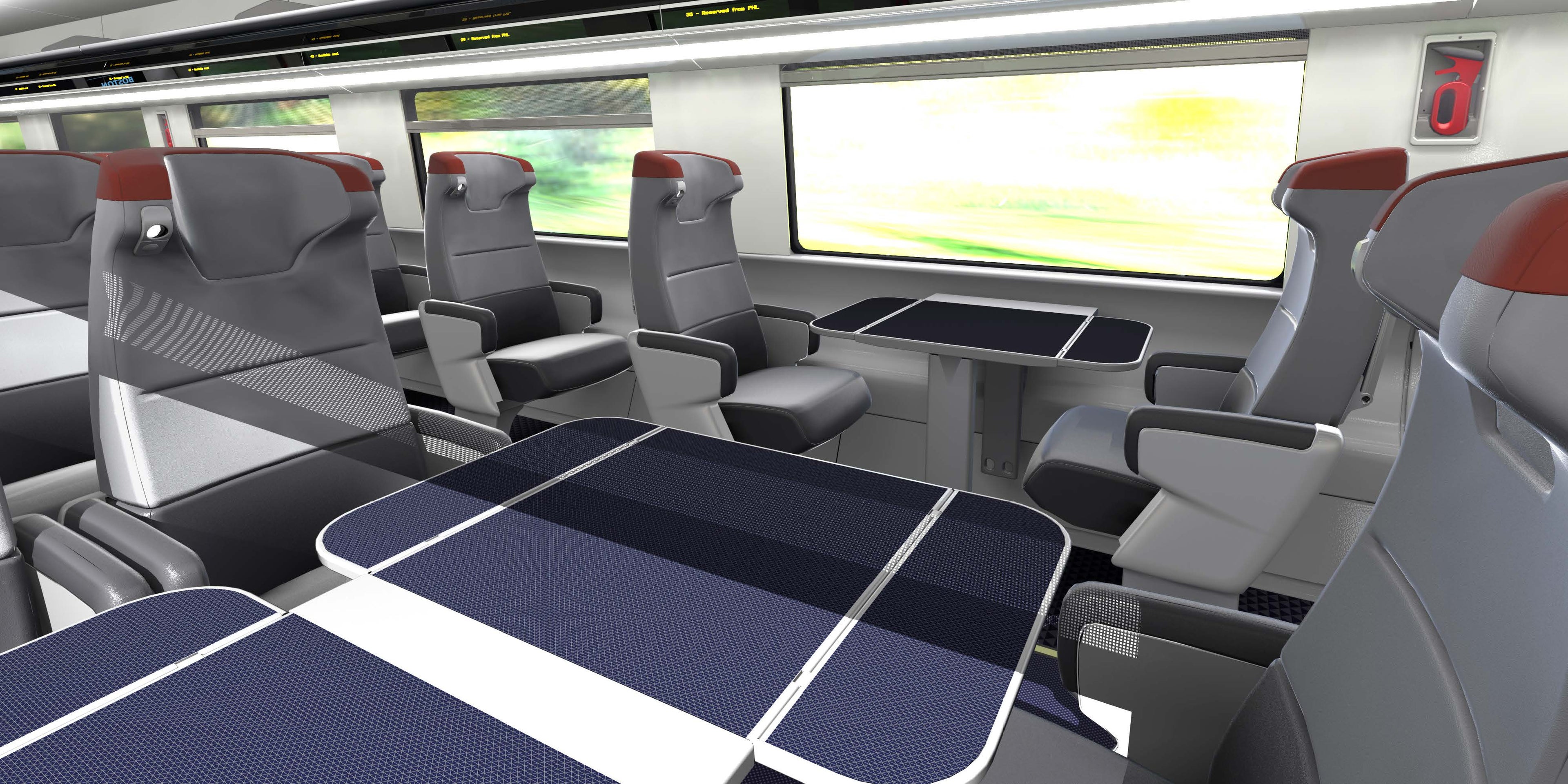 First Look at Amtrak's New Acela Business and First Class - The Points Guy