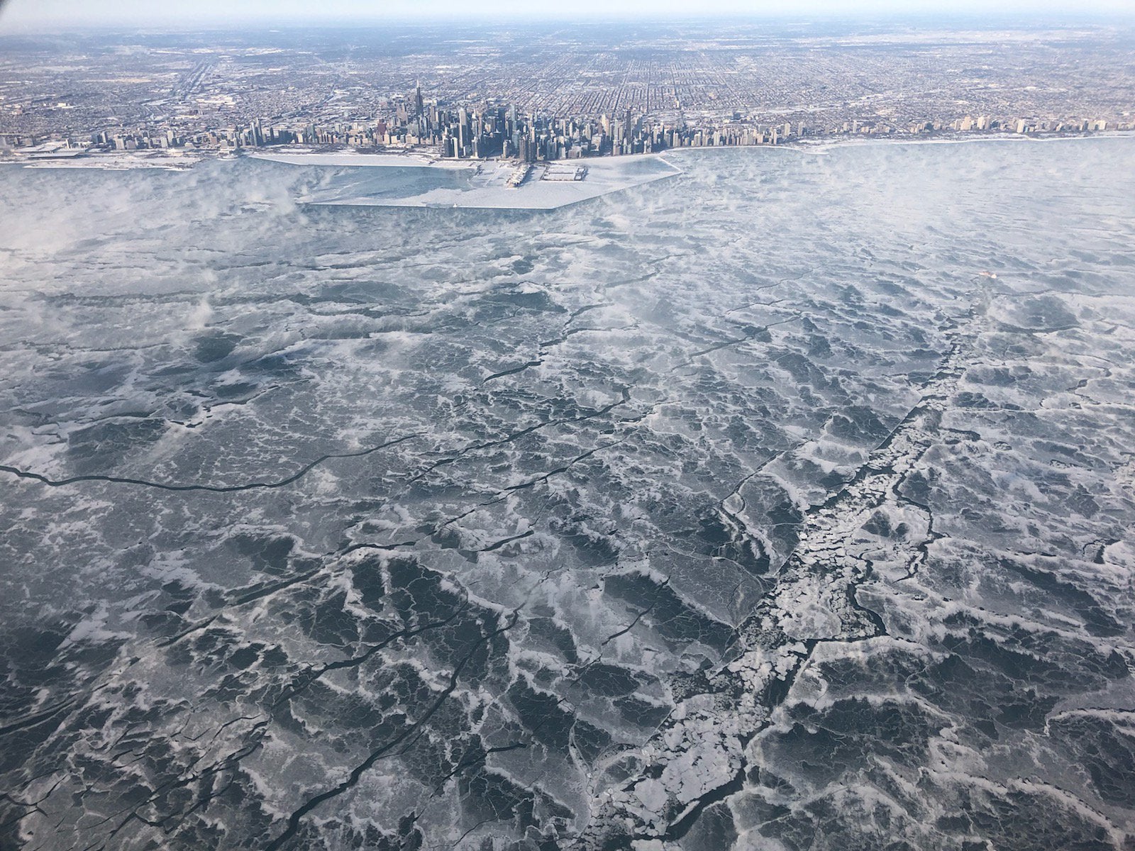 What Frozen Chicago Looks Like From the Sky - The Points Guy