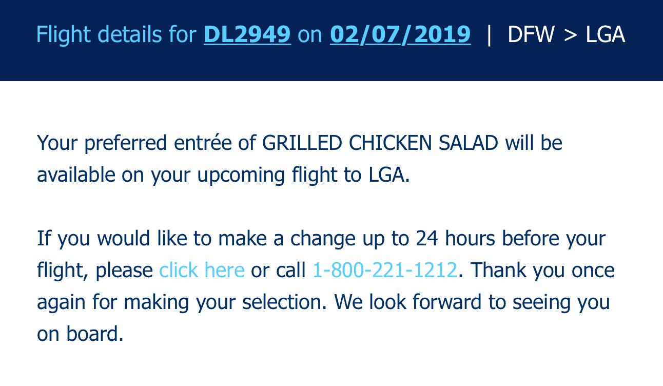 We Tried Delta's First Class Meal Pre-Selection — Here's How it Works ...