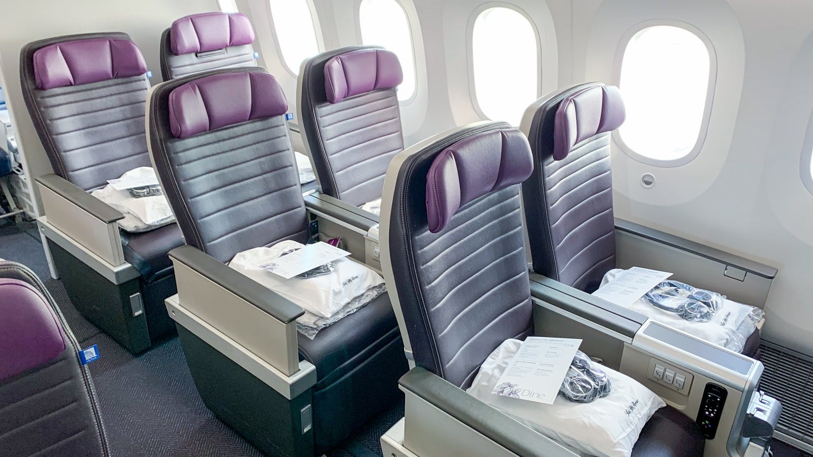 boeing 787 interior premium economy