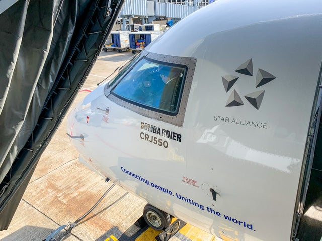 Photos: United's CRJ550, a 50-seat regional jet with first class - The ...