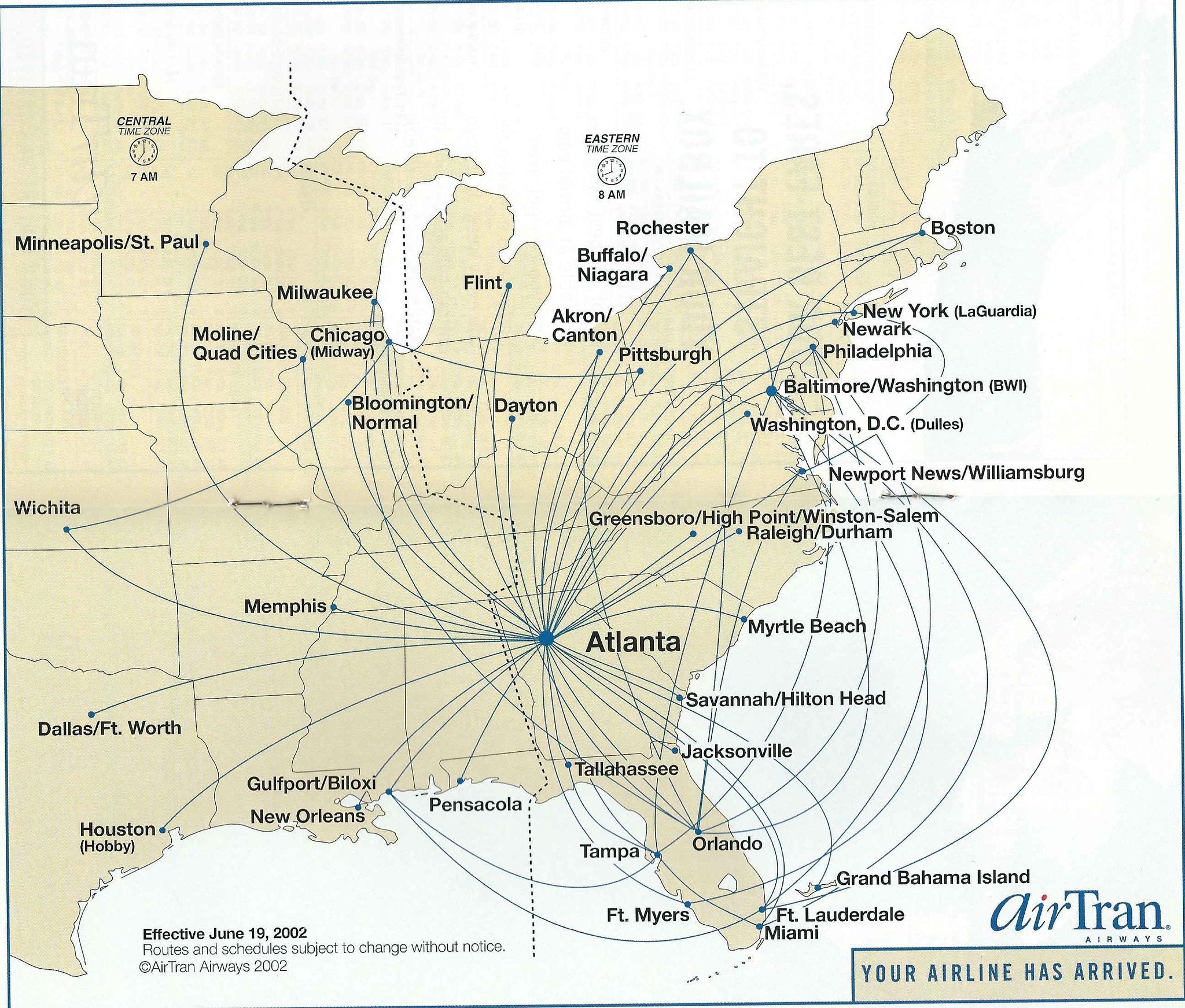 What will US airline route maps look like after the coronavirus? - The ...