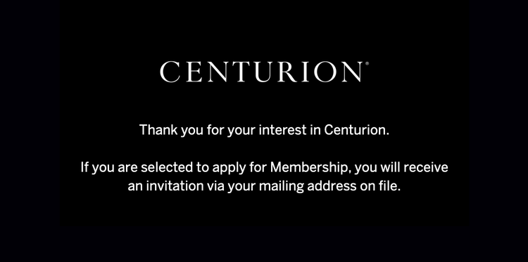 You can now request an invite to the Amex Centurion card - The Points Guy