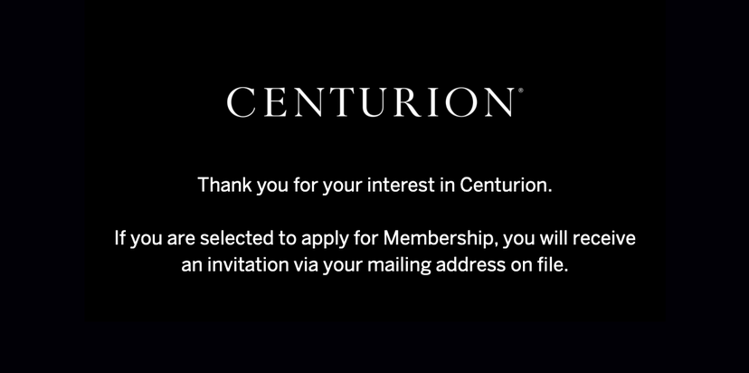 You can now request an invite to the Amex Centurion card - The Points Guy