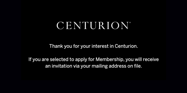 You can now request an invite to the Amex Centurion card - The Points Guy