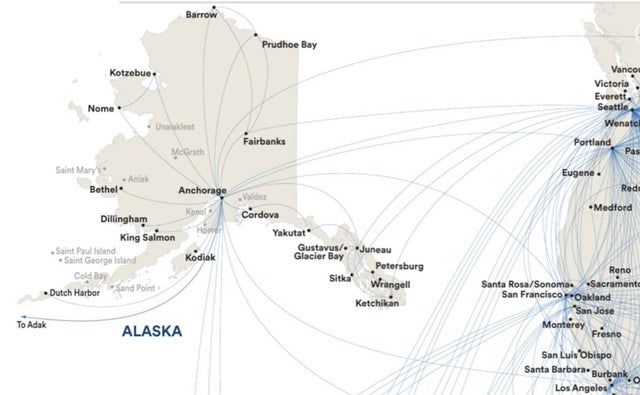Alaska consolidates routes to 12 cities from Seattle - The Points Guy