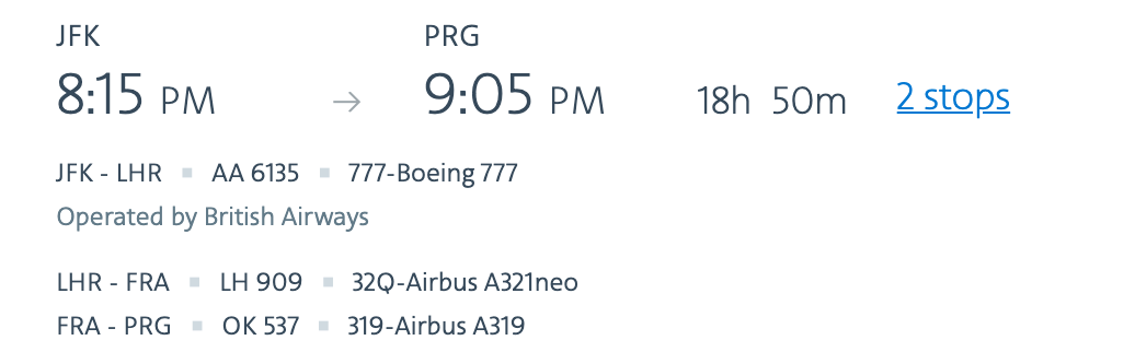 Booking flights with competing airlines on a single ticket - The Points Guy