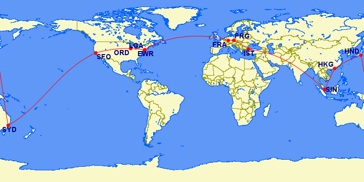 How I booked a round-the-world ticket in business class for 170,000 ...