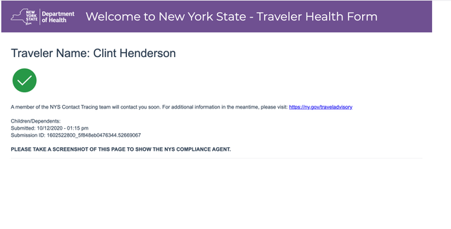 My New York State quarantine, and the new rules for travelers - The ...