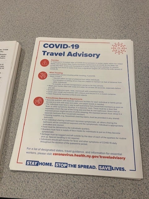 My New York State quarantine, and the new rules for travelers - The ...