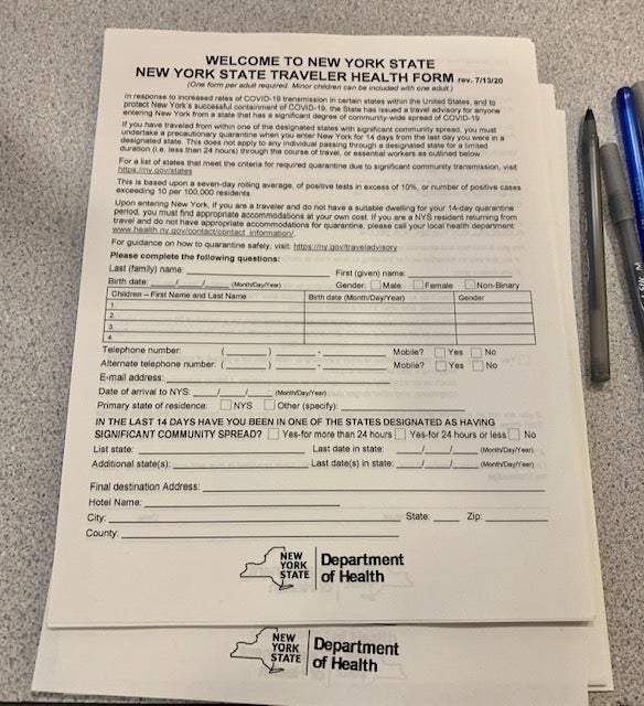 My New York State quarantine, and the new rules for travelers - The ...