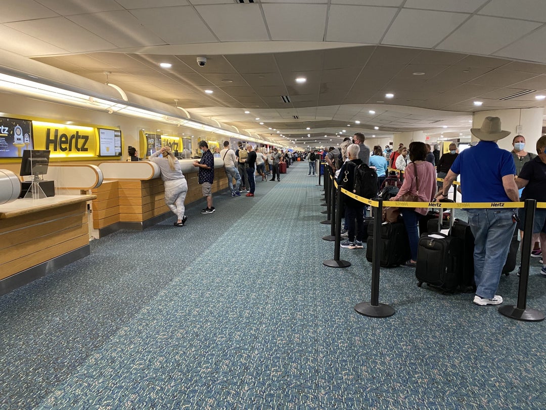 Here's how you can skip long rental car lines for free - The Points Guy