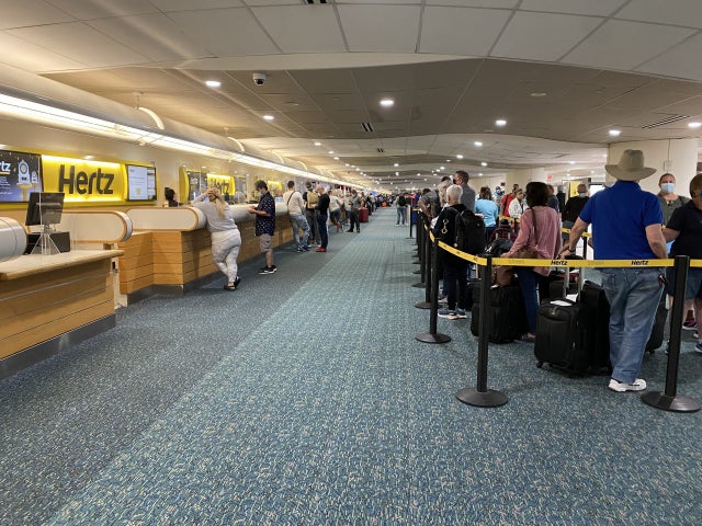 Here's how you can skip long rental car lines for free - The Points Guy