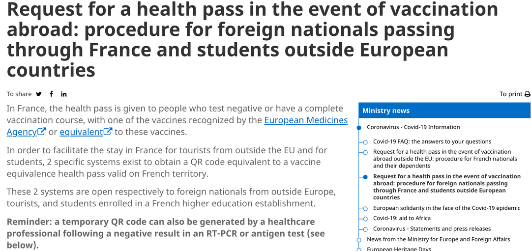The French health pass keeps changing; here are the latest details on ...