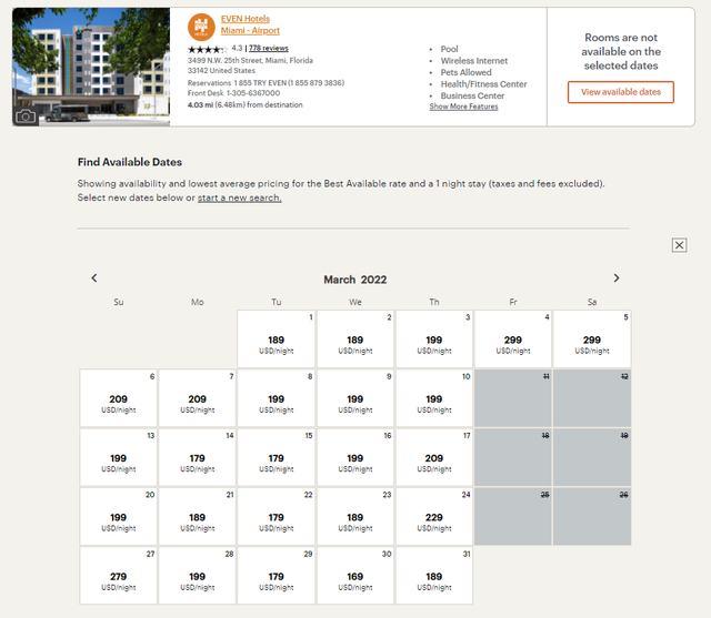 IHG now has a calendar search to help you find the best cash or points ...