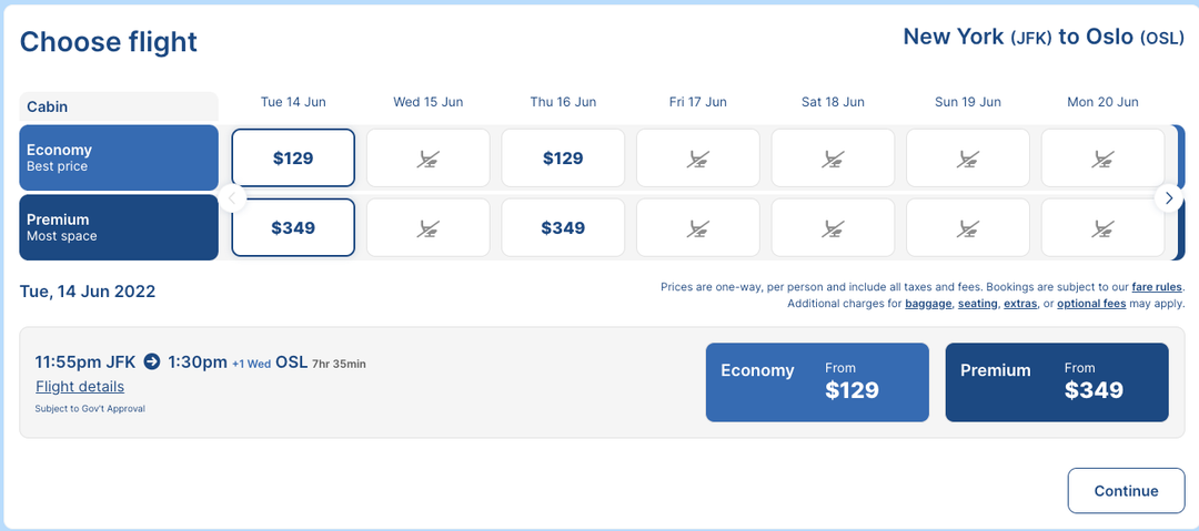 Here's what it's like to book a $129 Norse Atlantic Airways flight to ...