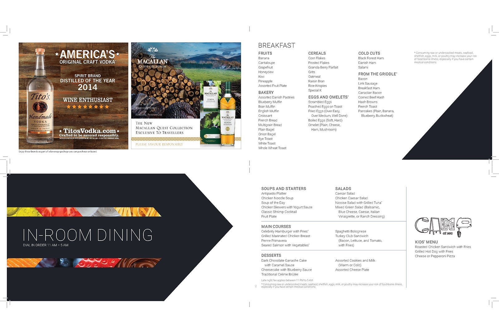 Cruise ship room service: A line-by-line guide to in-cabin dining - The ...