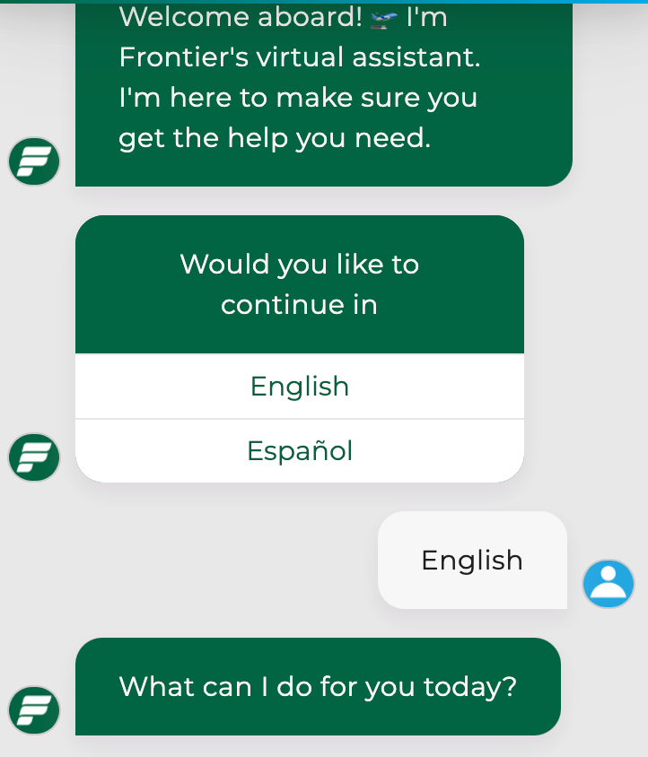 Frontier drops customer service calling, but does its online chat work ...