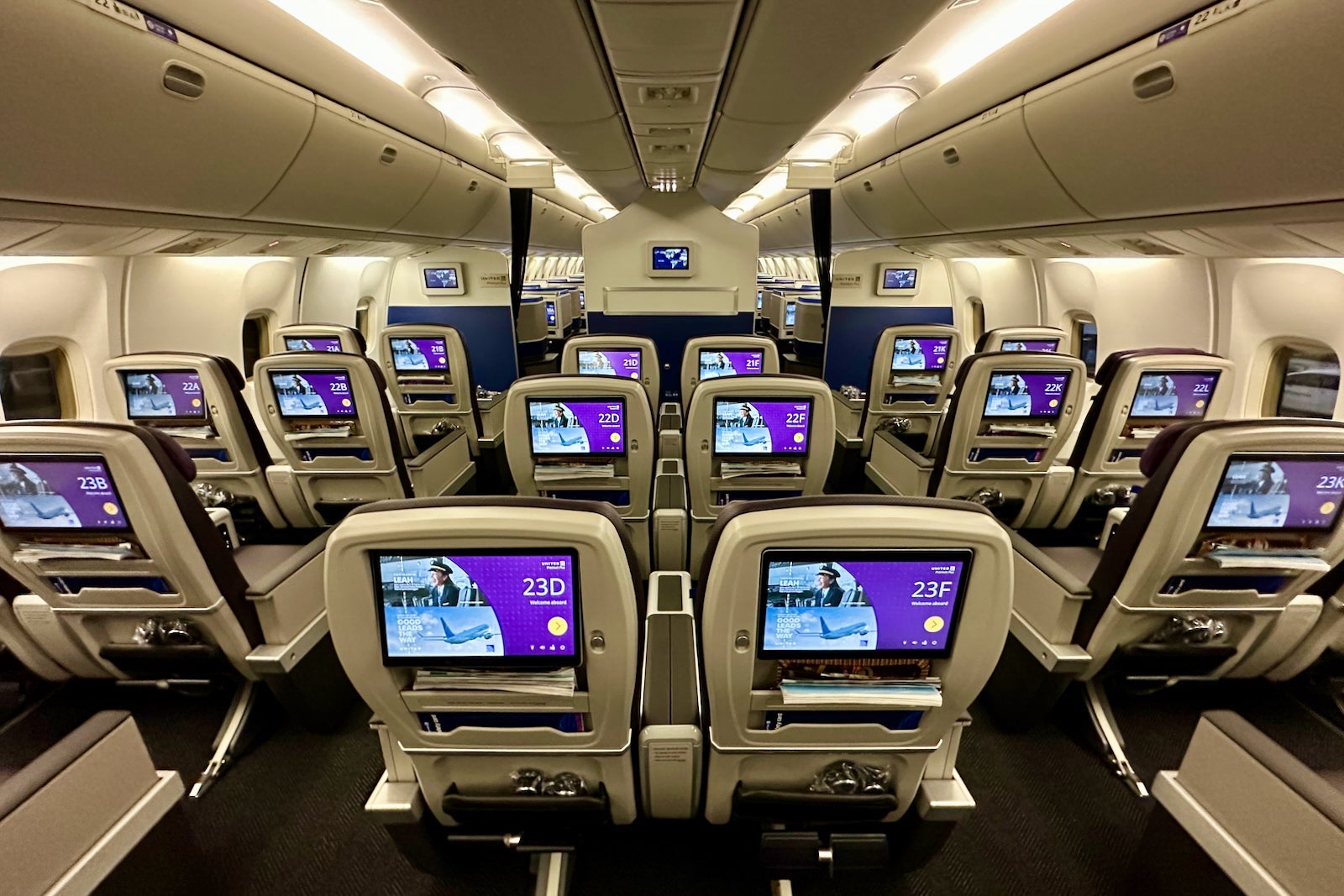 1st look: United's new Boeing 767-300 configuration with Premium Plus recliners - The Points Guy