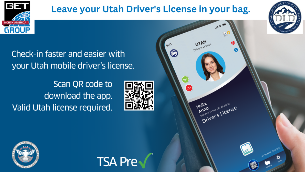 Utah becomes 1st state to accept mobile IDs on any phone for TSA ...