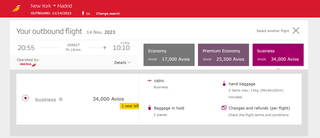 Sweet Spot Sunday: Fly business class to Europe from 34,000 Avios each ...