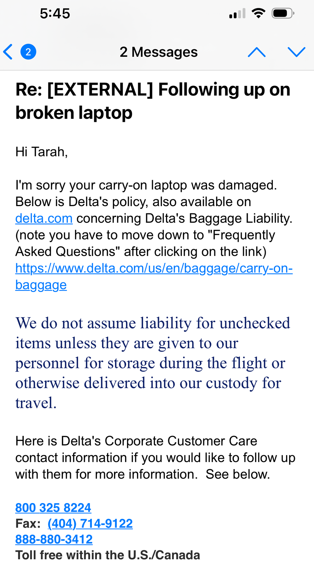 What should you do if your laptop is damaged in-flight? - The Points Guy
