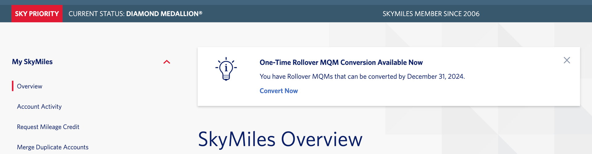 Delta MQM rollover conversion choices now live: Here's how to do it ...