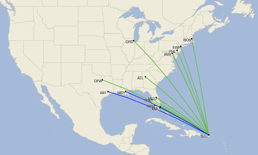 New Spirit Airlines routes include 2 new flights to Puerto Rico - The ...