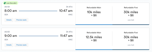 Alaska Airlines Mileage Plan award chart changes are now live - The ...
