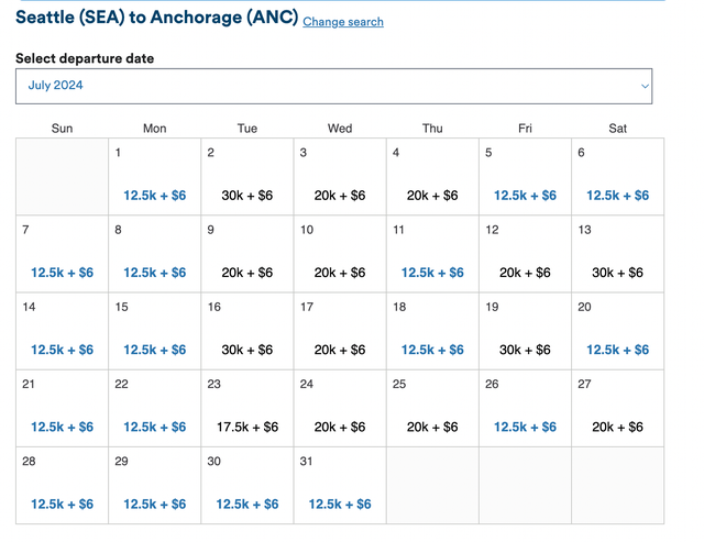 Alaska Airlines Mileage Plan award chart changes are now live - The ...
