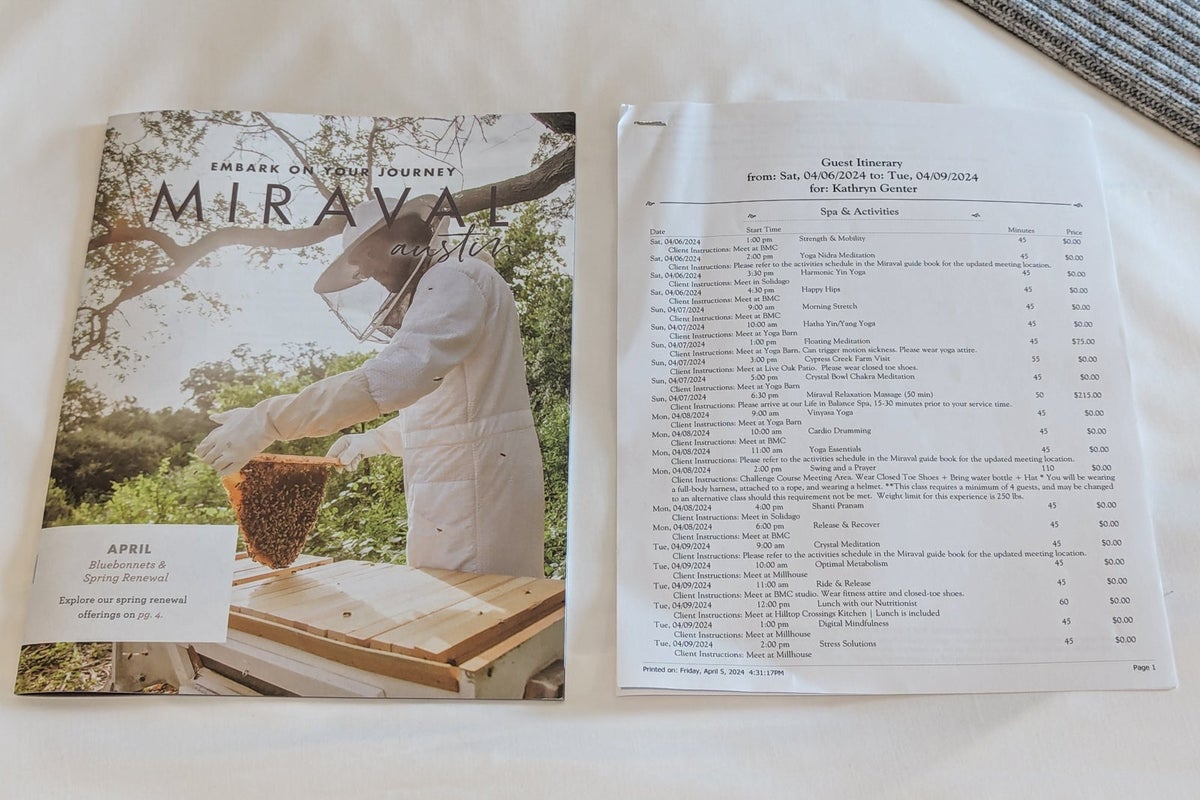 Miraval Austin review: A Hyatt wellness resort in Texas - The Points Guy