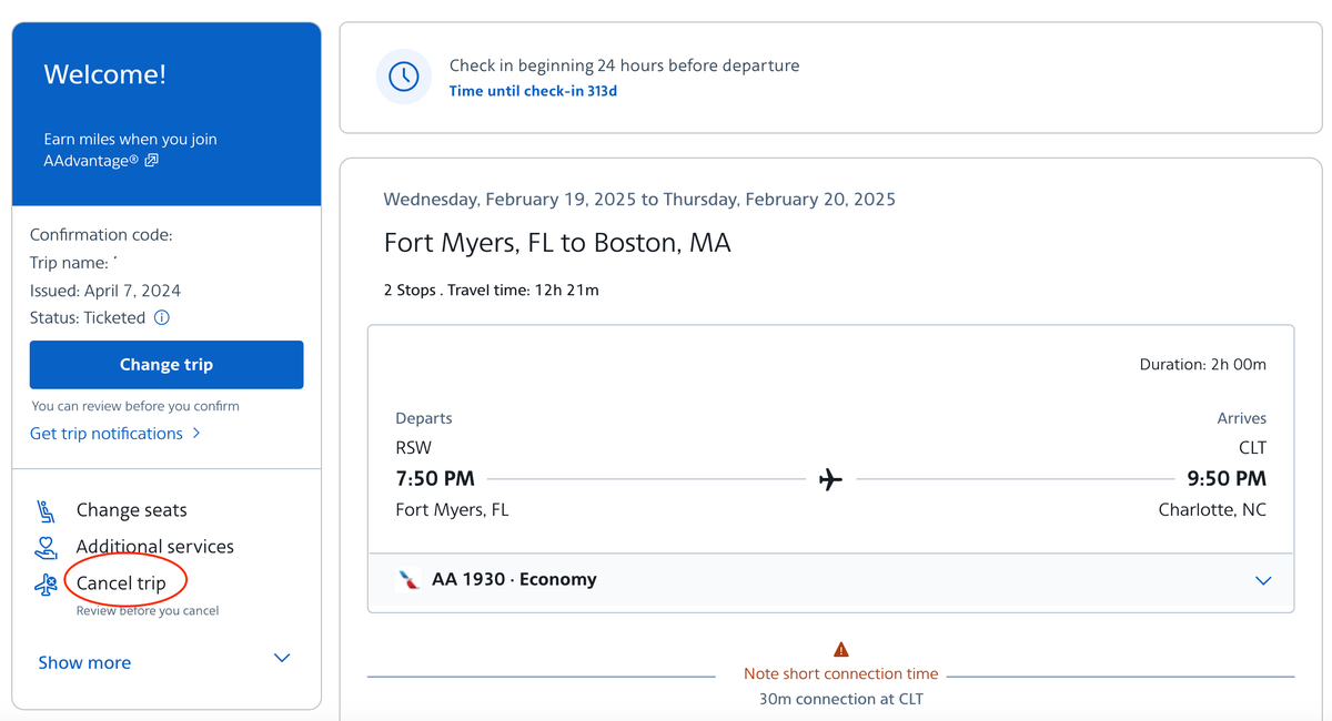Guide to changing or canceling American Airlines flights - The Points Guy
