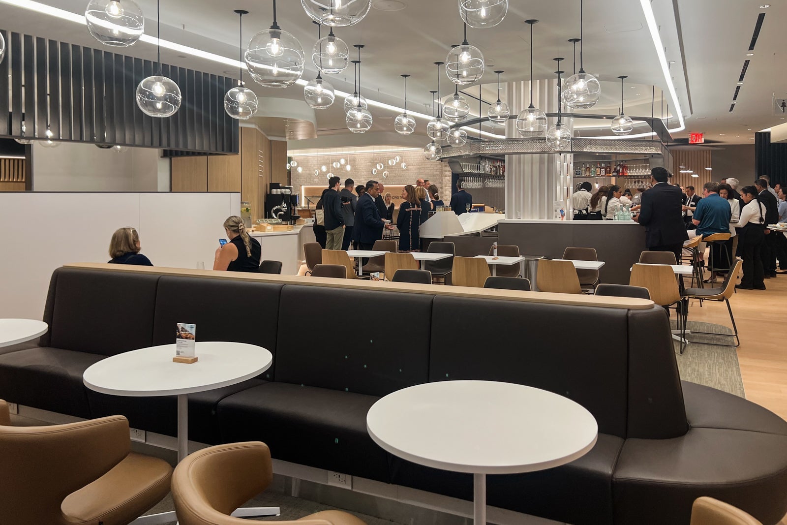 Inside the new Lufthansa lounge at Newark Liberty Airport - The Points Guy