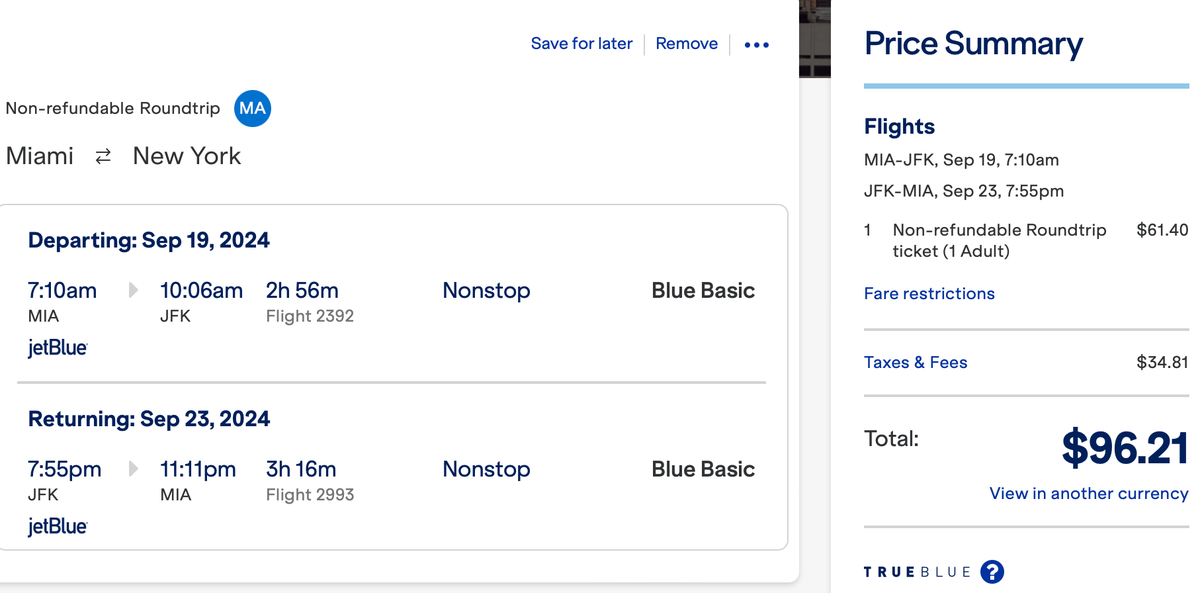 Deal alert: JetBlue's big fall sale is here — flights start at $49 ...