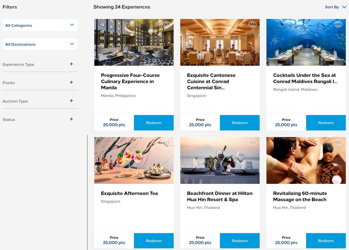 Hilton Honors Experiences: Redeem points for activities, VIP events ...
