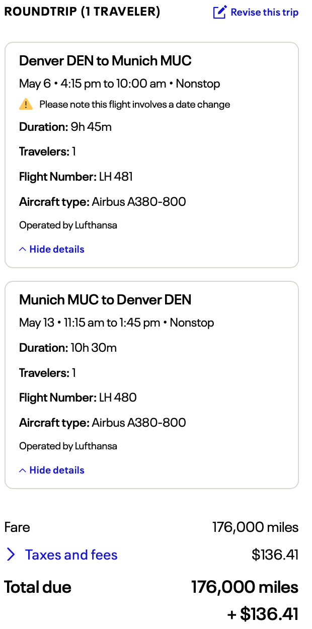 Fly Lufthansa business class to Munich from Boston, Denver and Los ...