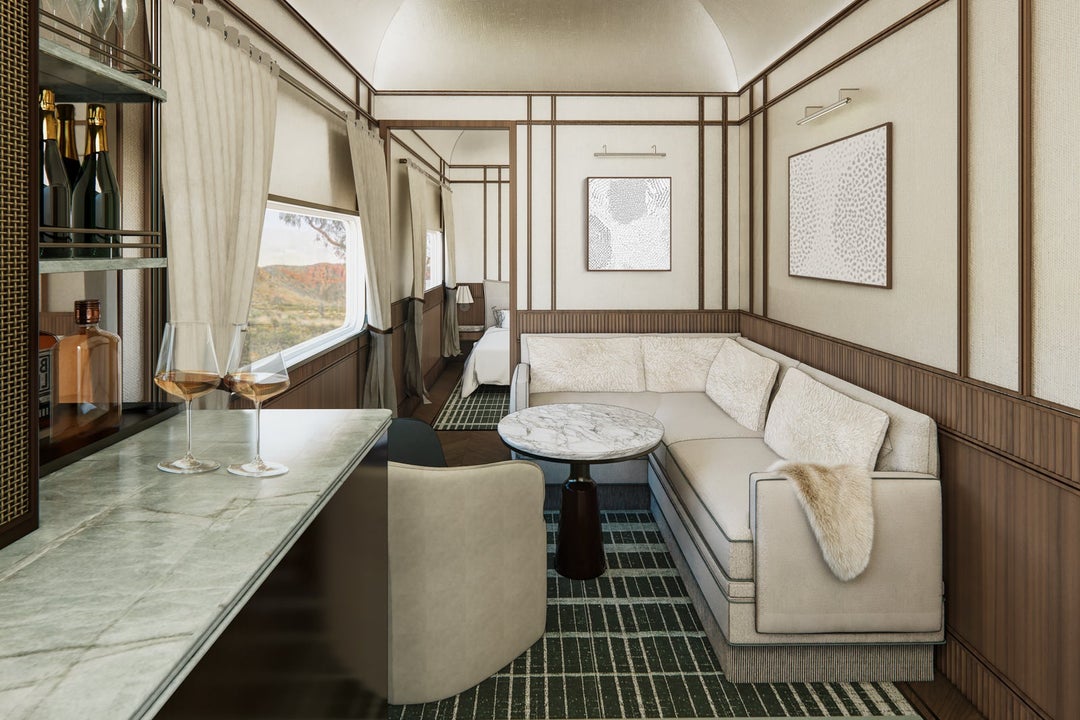 The iconic Ghan Expedition train is getting two opulent new suites for ...